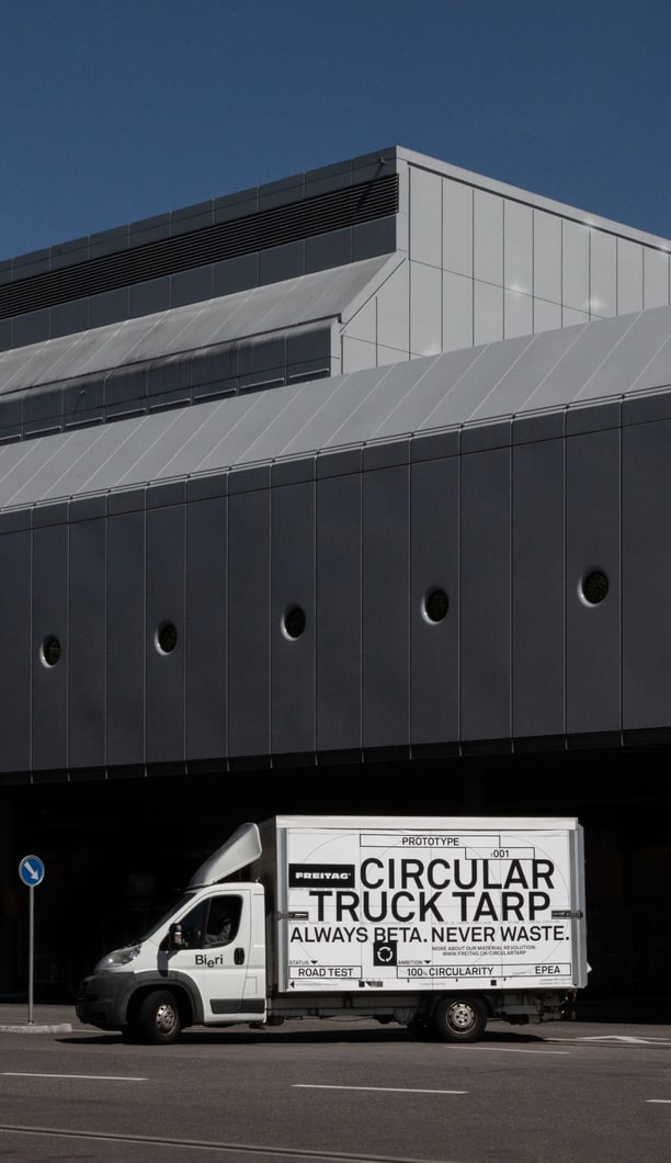 FREITAG | One-off pieces made from recycled truck tarps