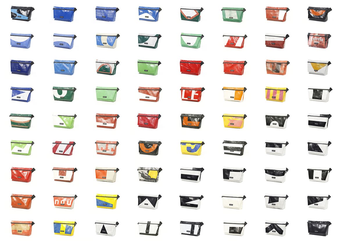 FREITAG | One-of-a-kind bags and accessories made from recycled truck ...